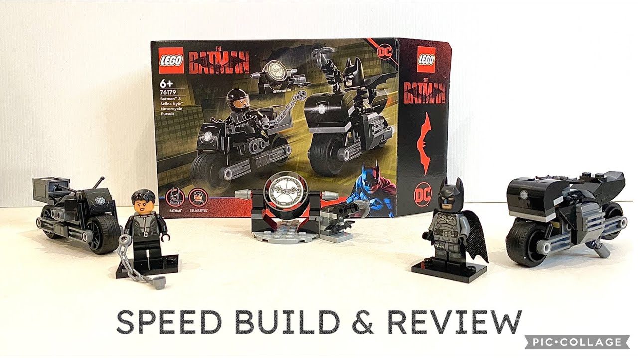 LEGO The Batman 76179 Batman & Selina Kyle Motorcycle Pursuit SPEED ...