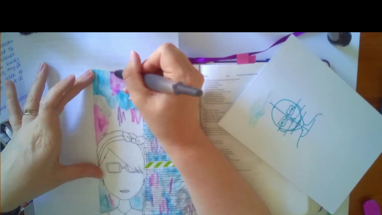 Faceless Girls and Simple Lettering with Claire Graham - YouTube