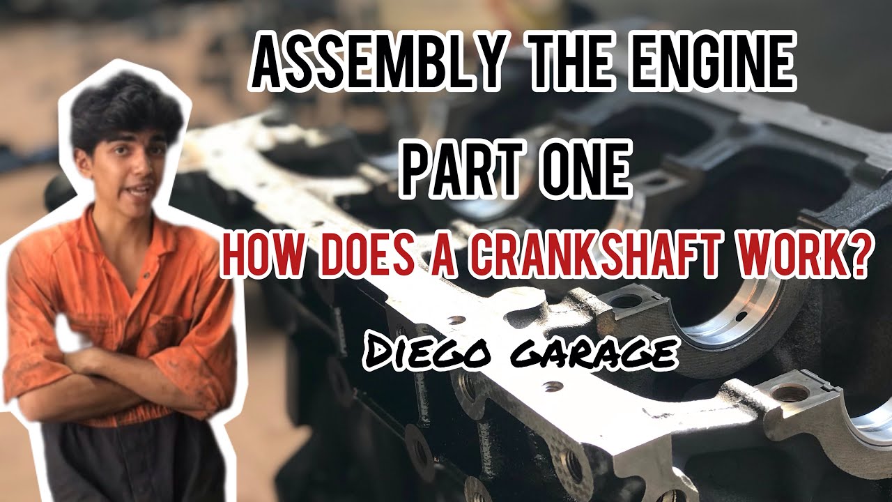 How Does A Crankshaft Work? Assembly engine part one 1 - YouTube