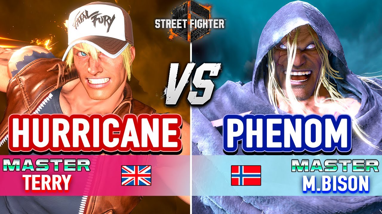 SF6 🔥 HURRICANE (Terry) vs PHENOM (M.Bison) 🔥 Street Fighter 6 High ...
