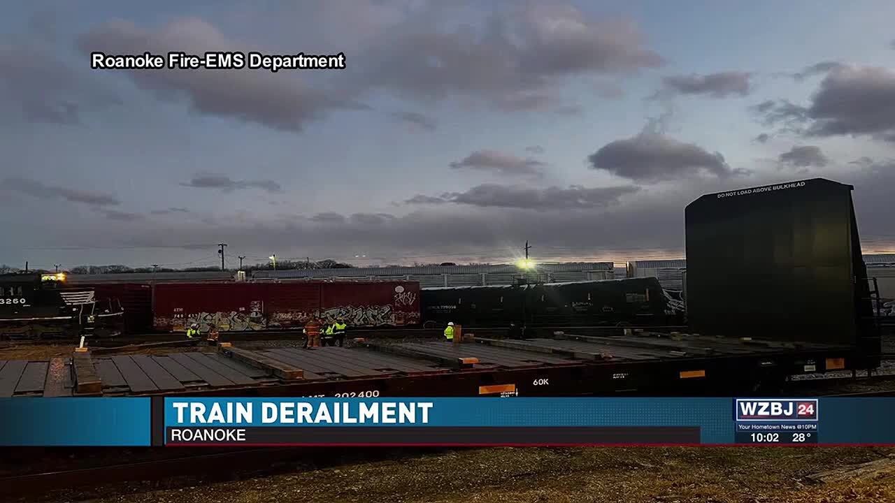 Roanoke Train Derailment - YouTube