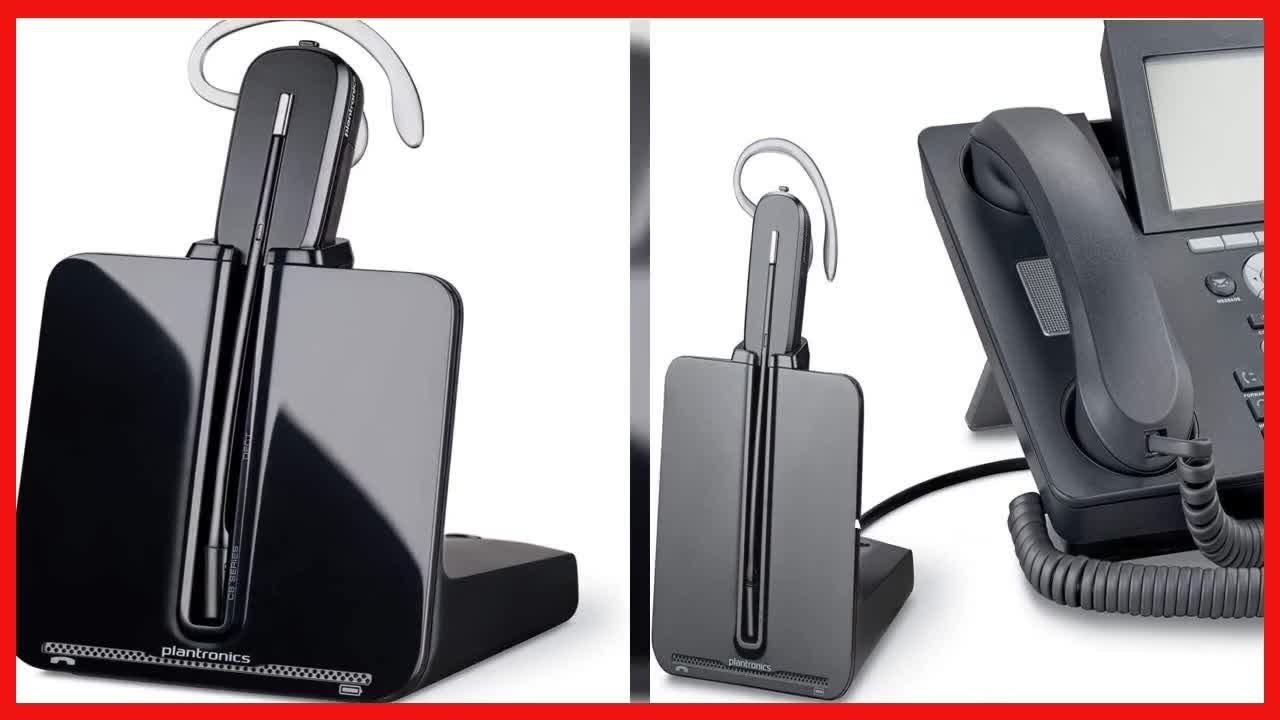 Poly Plantronics + Polycom CS540 Wireless Headset System - YouTube
