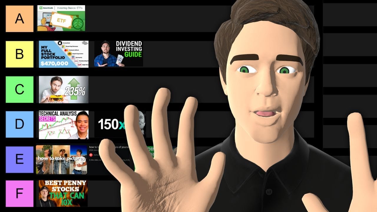 Investing Strategy Tier List (YouTube Thumbnails Edition) - YouTube