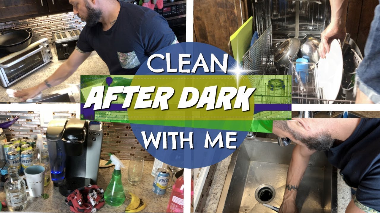 Moonlight Clean With Me Summer 2019 | Clean Kitchen Time Lapse - YouTube