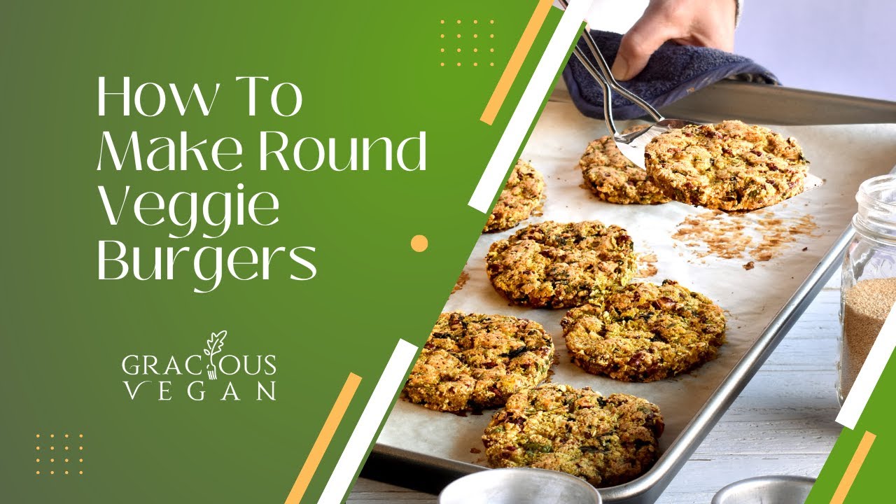 How to make perfectly round veggie burgers - YouTube