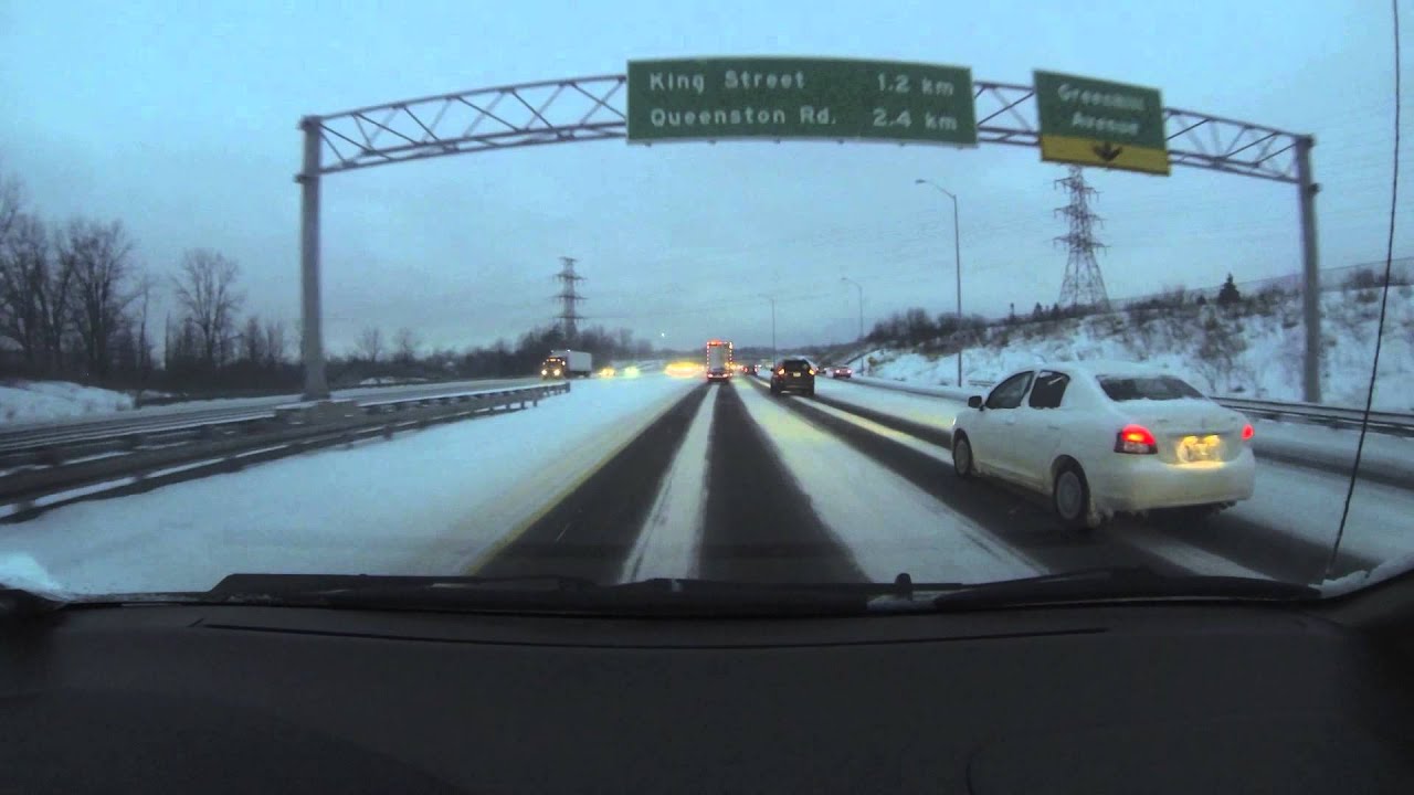 Snow storm morning (February 5 2014) - YouTube