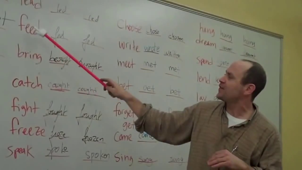 Learn English ESL Irregular Verbs Grammar Rap Song! StickStuckStuck ...