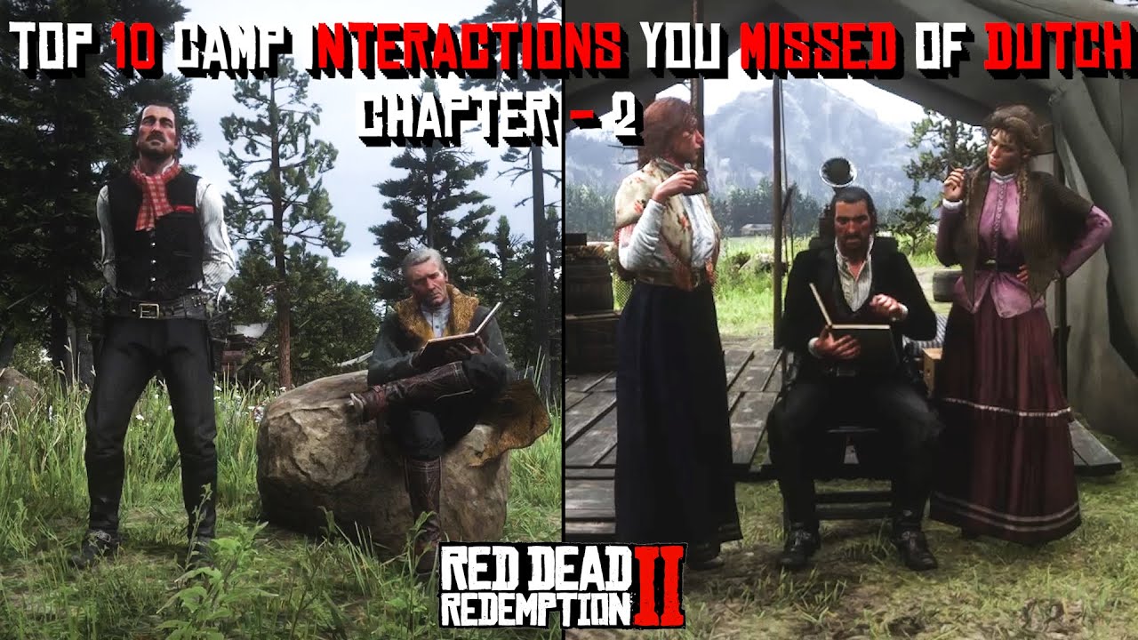 Top 10 Rare Camp Conversations You Missed Of Dutch In Chapter 2 In Red ...