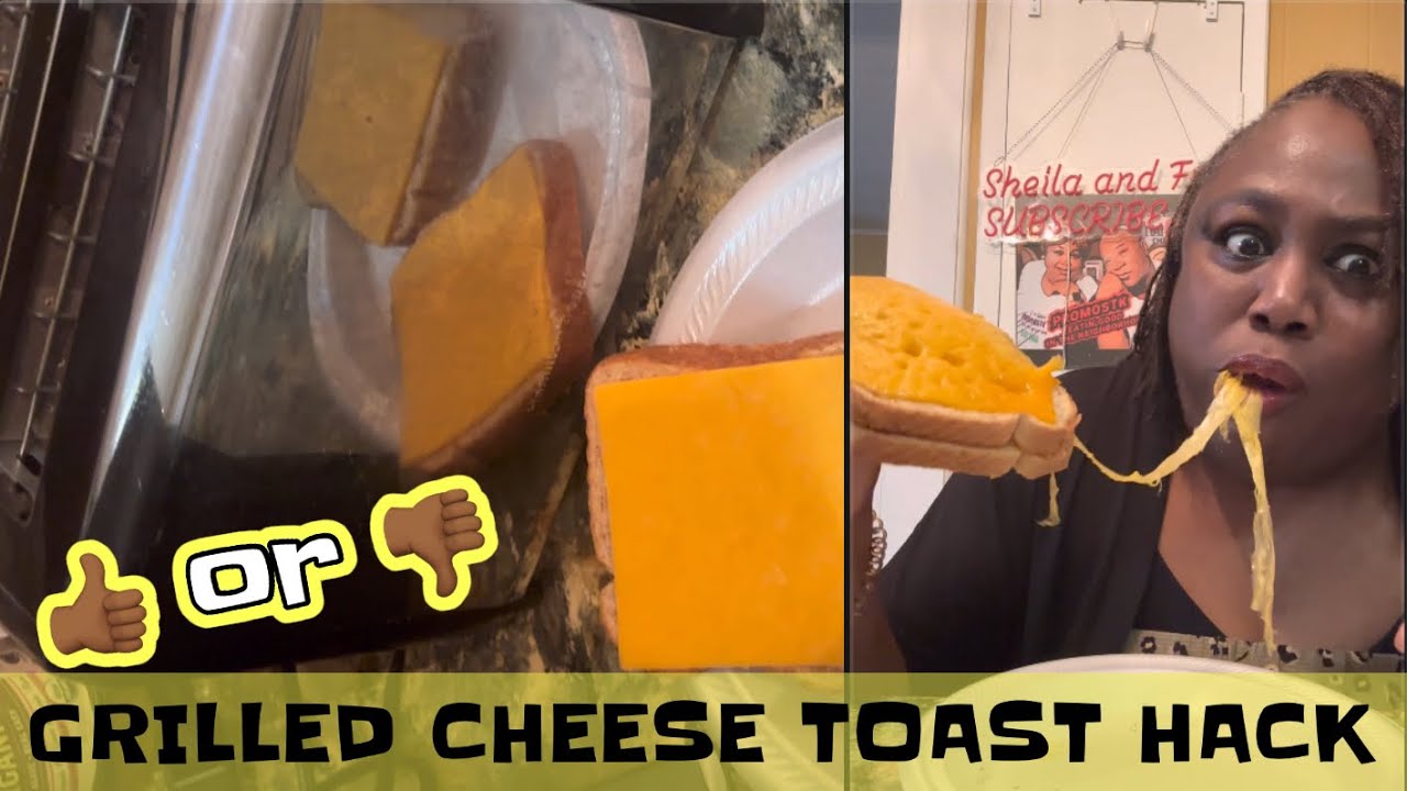 GRILLED CHEESE TOAST HACK 👍🏾or 👎🏾 - YouTube