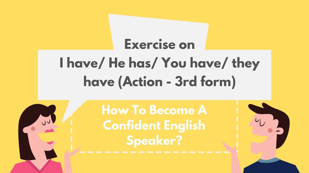 (Action 3rd form) - Become A Confident English Speaker Lesson 6 - YouTube
