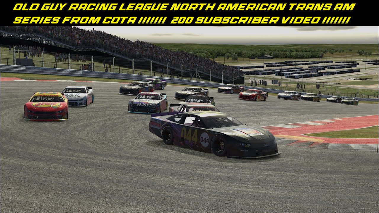 Old Guy Racing League North American Trans AM Series From Circuit Of ...