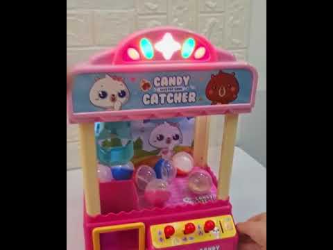 mainan claw machine candy catcher mainan timezone - YouTube