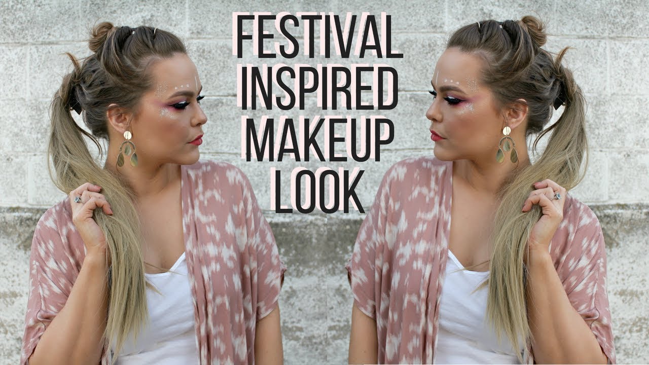 Festival Inspired Makeup Look | Talk Thru Tutorial - YouTube