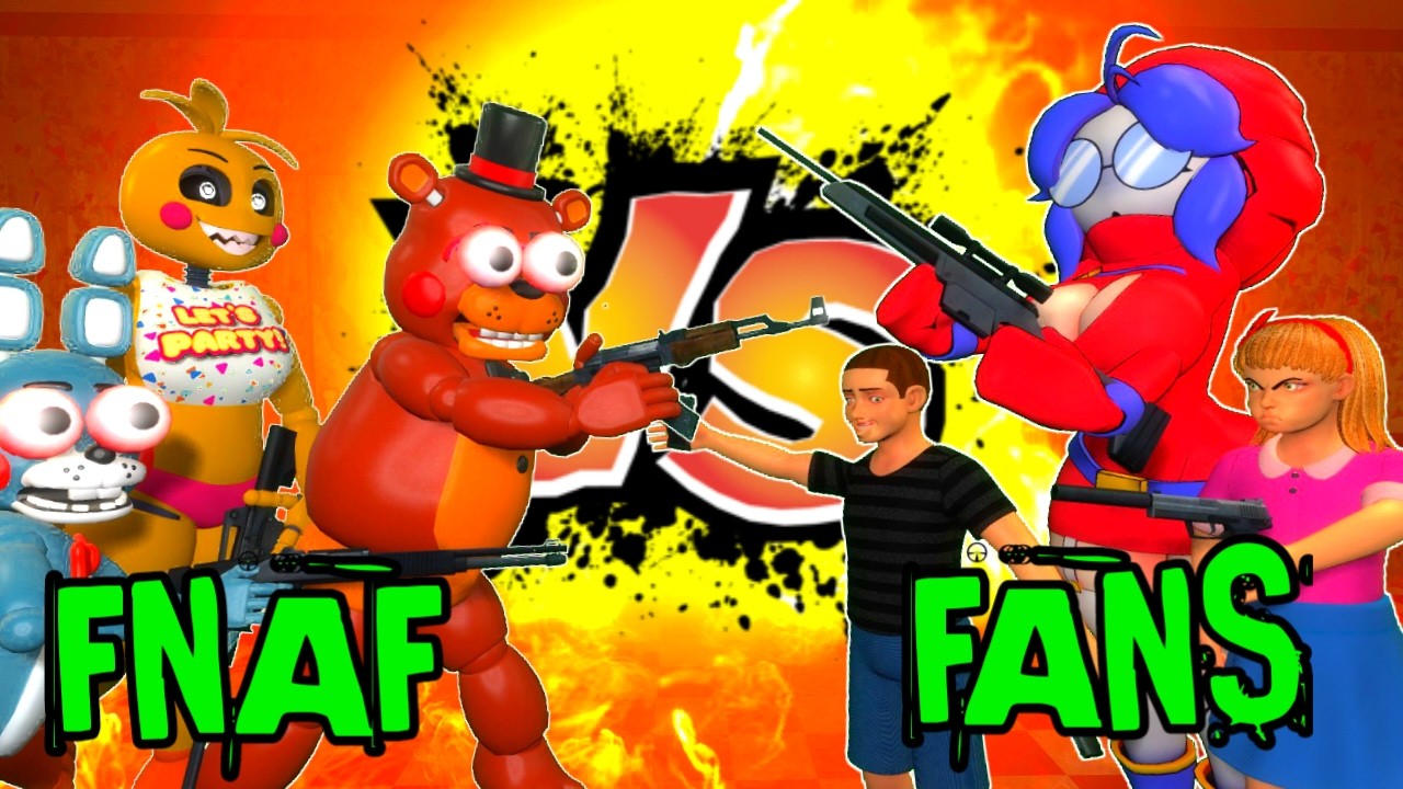 FNAF vs SUS FANS MAS LOCOS‼ - Garry's mod (loquendo) - YouTube