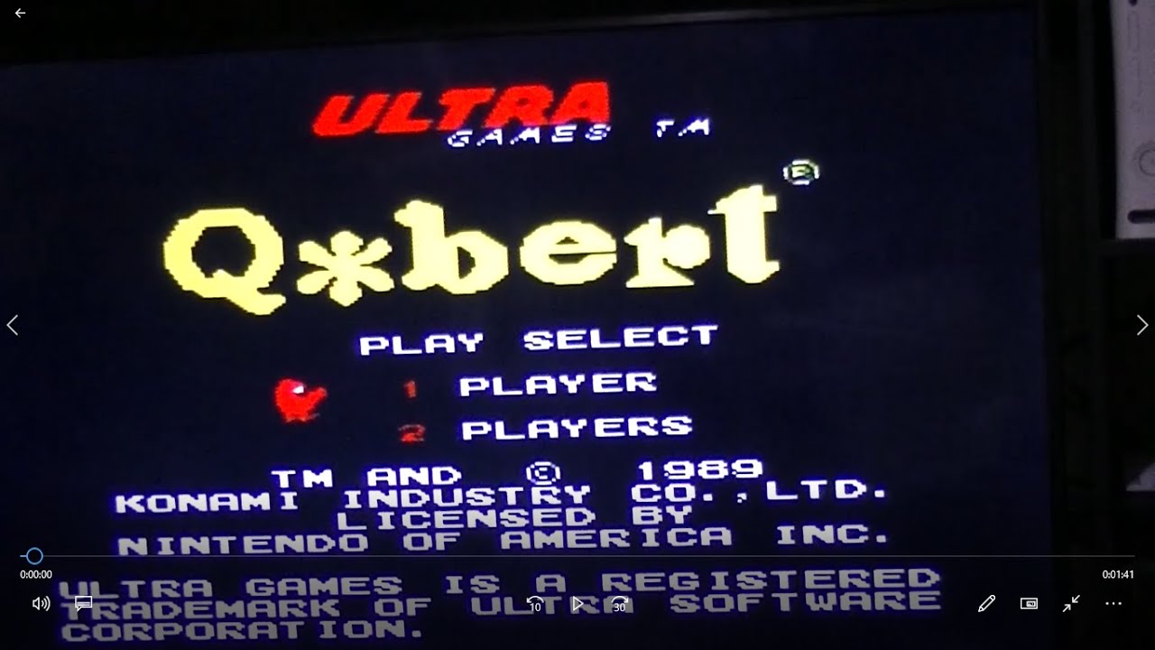 NES Q bert Level 1 Level 1 - YouTube