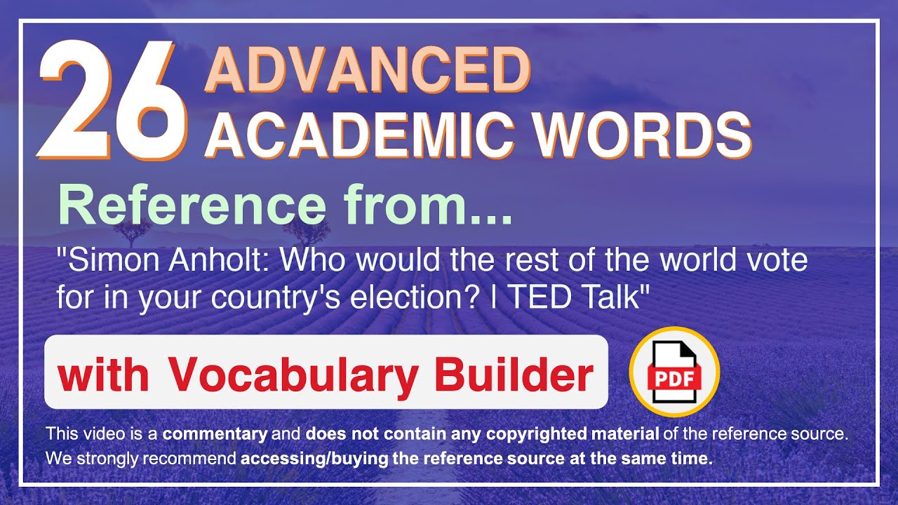 26 Advanced Academic Words Words Ref from "Who would the rest of the ...