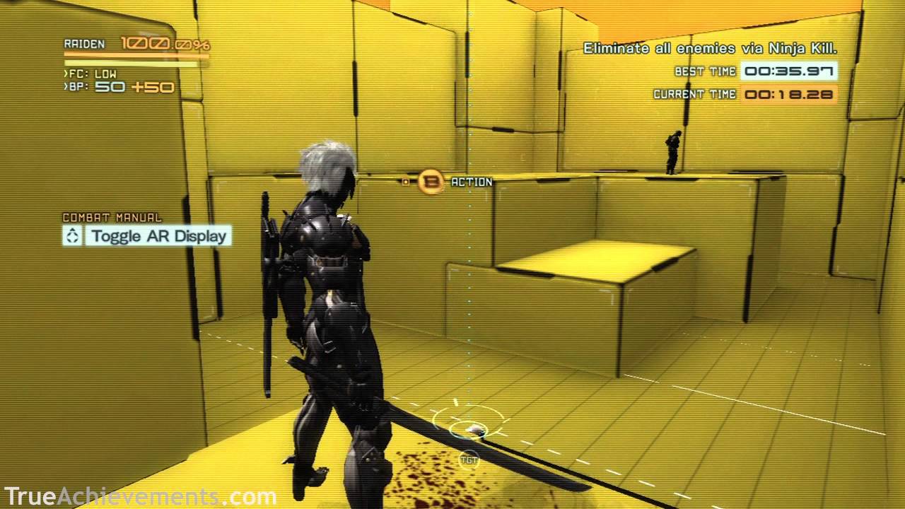 Metal Gear Rising: Revengeance - VR Mission 02 (Gold) - YouTube