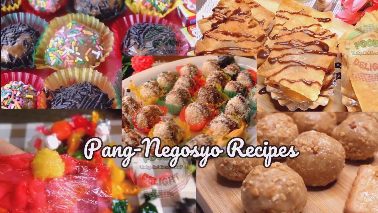 NEGOSYONG WALANG LUGI 💯 NEGOSYO RECIPES NA MALIIT ANG PUHUNAN MALAKI ...