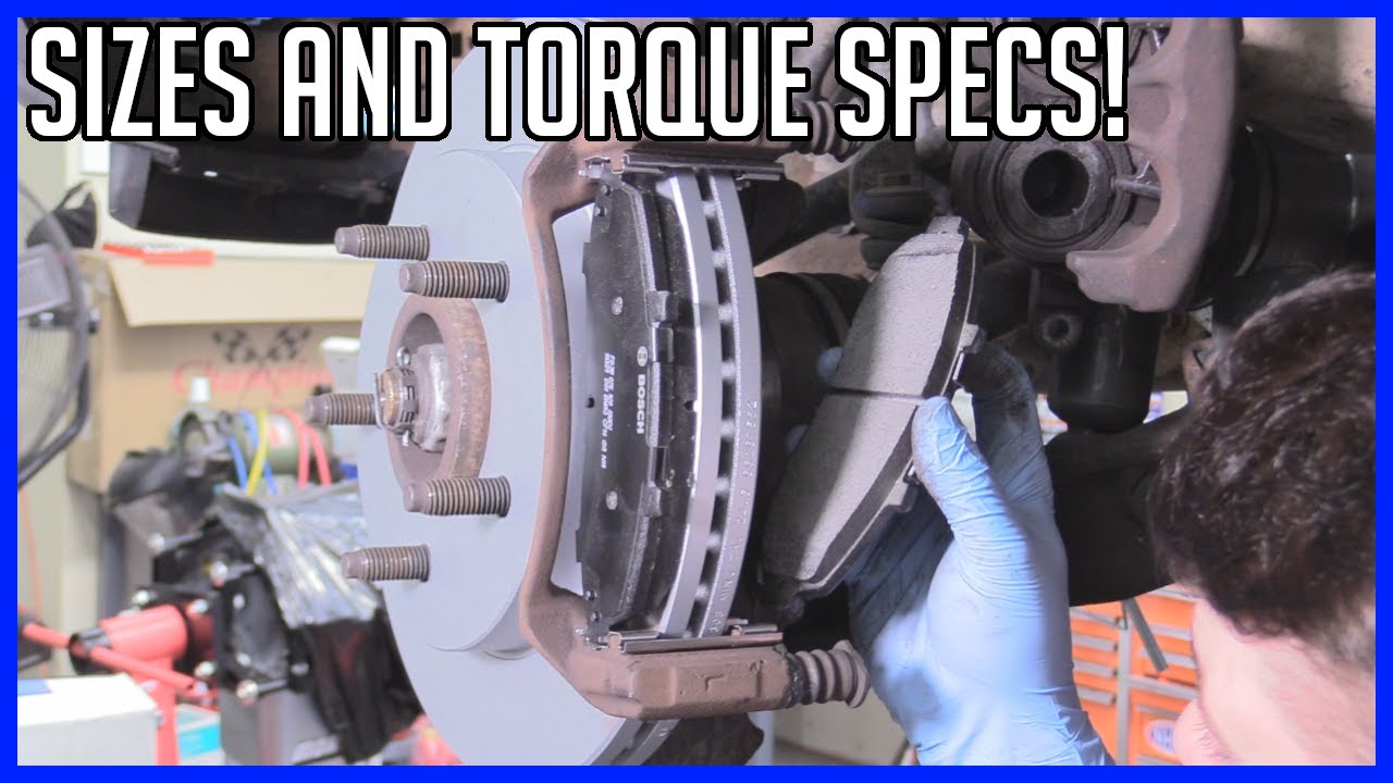 How to Replace Front Brake Pads and Rotors Ford F-150 1997-2004 - YouTube