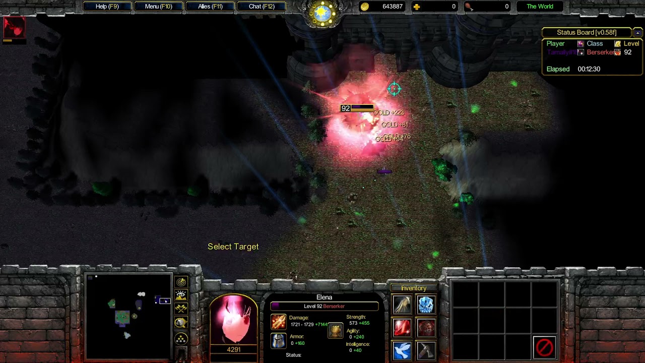 The World RPG #4 | Berzerker Levelling | WC3 Custom Game - YouTube