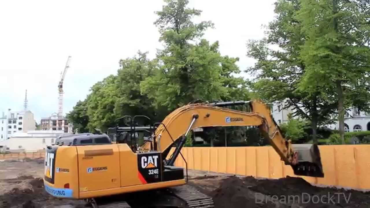 CATERPILLAR 324E BAGGER EGGERS ERDBAU ABBRUCH BAUSTELLE DREAM MACHINES ...