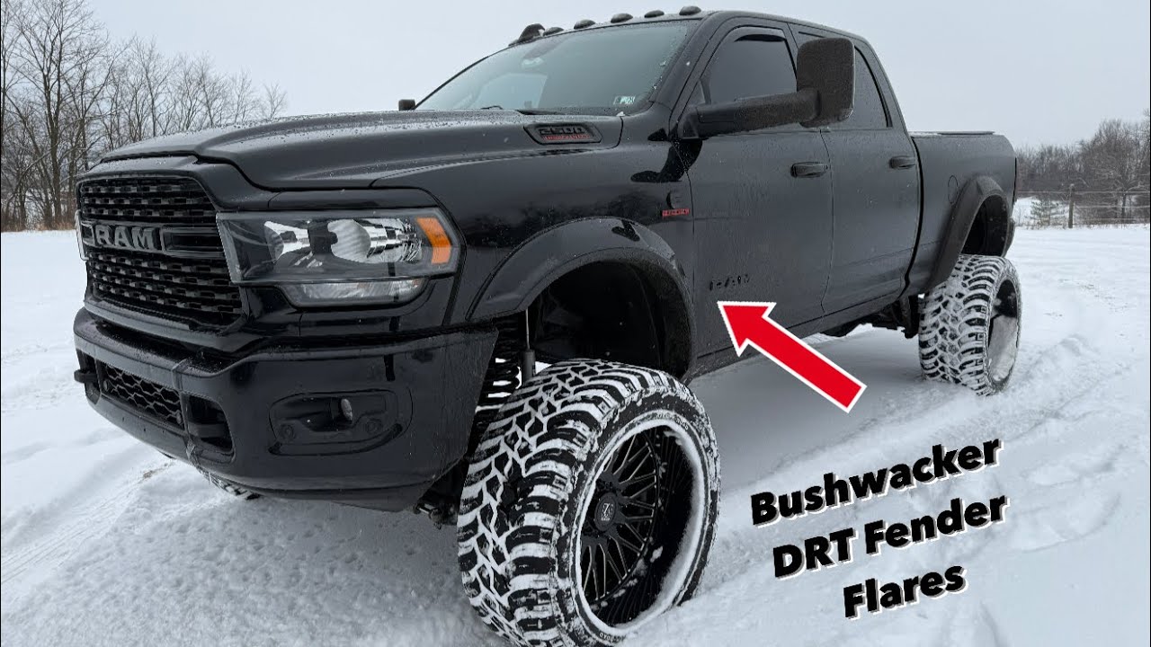 Bushwacker DRT Fender Flares Installed On My 2022 Ram 2500 Cummins ...