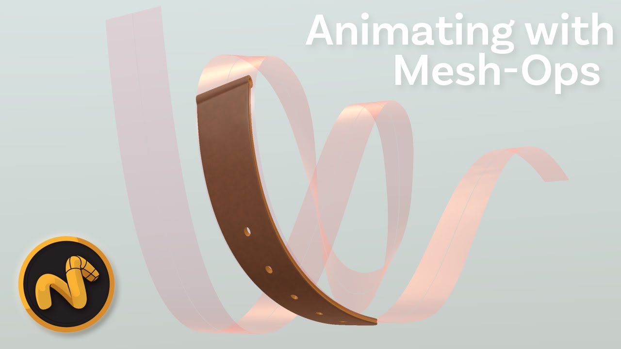 How I animated the strap seen on Modo 17 release videos - YouTube