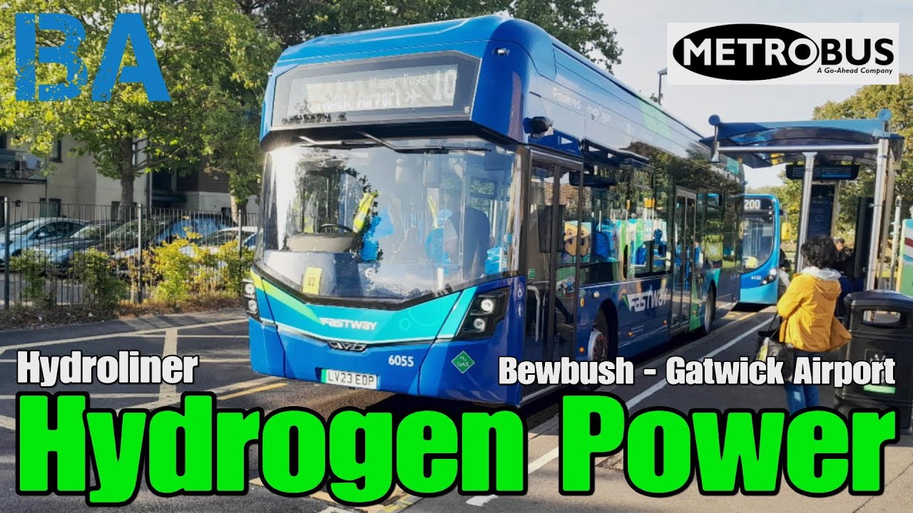 Hydrogen Power - Bus Trip - Wright Hydroliner - Metrobus - Fastway 10 ...