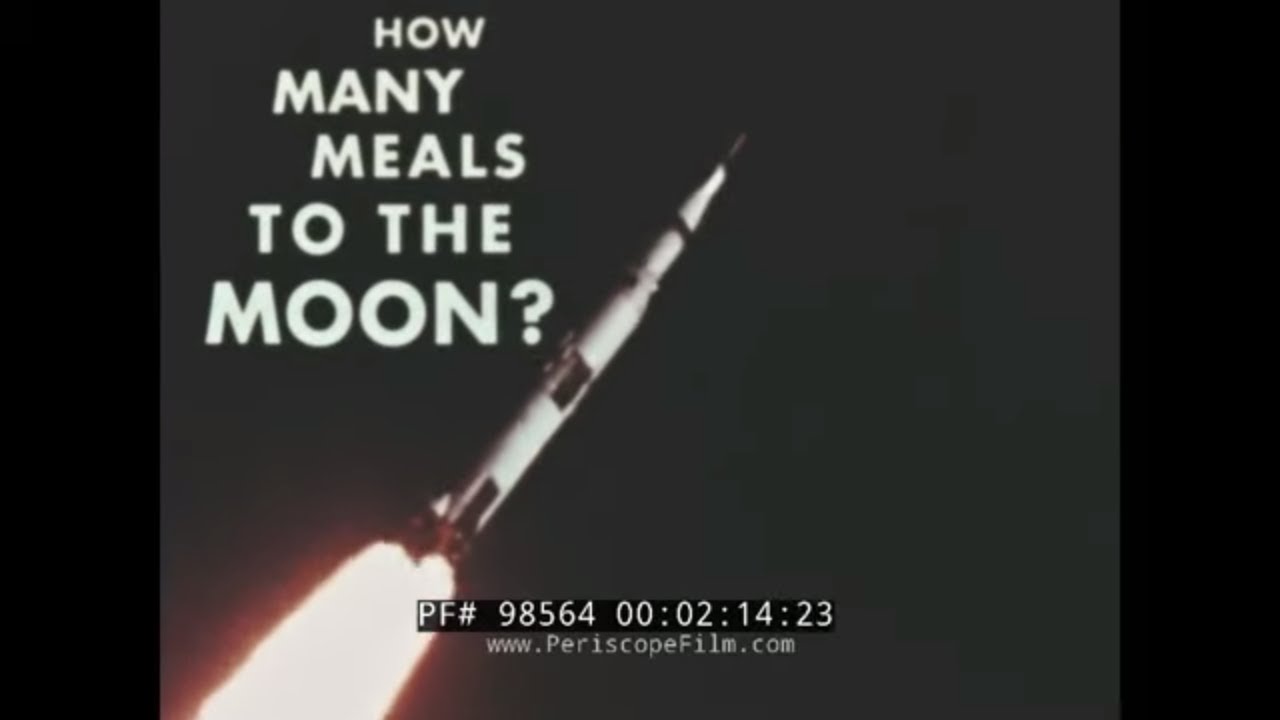 NASA APOLLO PROGRAM ASTRONAUT FOOD PROCESSING & MENU DEVELOPMENT FILM ...
