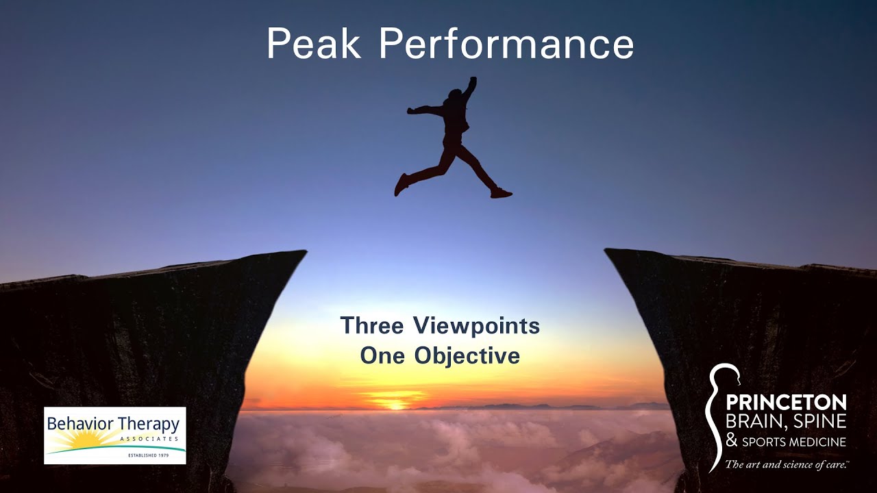 Peak Performance: Three Viewpoints / One Objective - Thinking About the ...