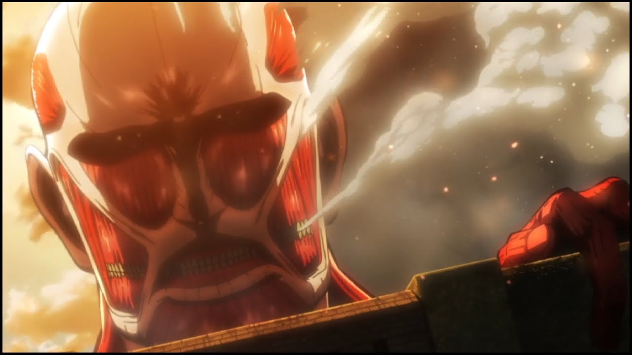 Colossal Titan First Appearance (ENGLISH DUB) - YouTube