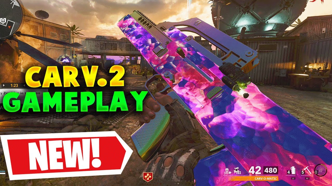 New CARV .2 TACTICAL RIFLE GAMEPLAY (Black Ops Cold War Zombies Season ...