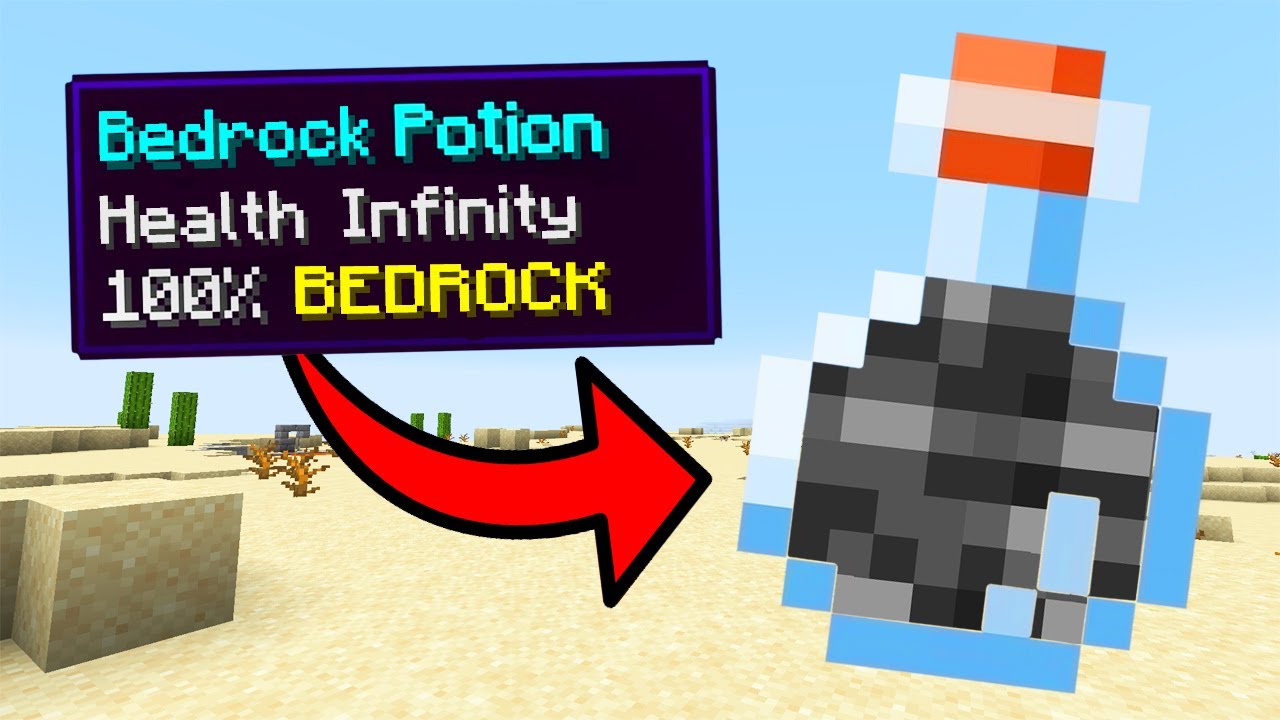 Minecraft But All Ores Are Potions - YouTube