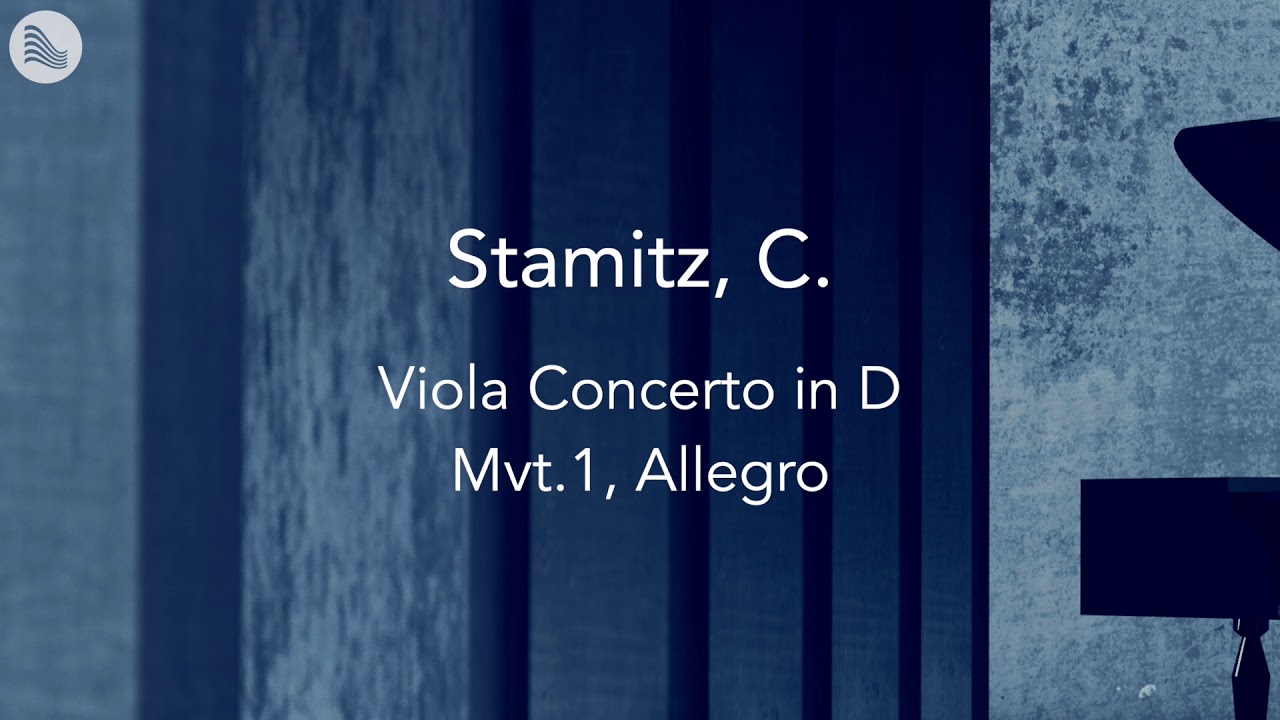 Stamitz, C. - Viola Concerto in D major, Mvt.1, Allegro - YouTube