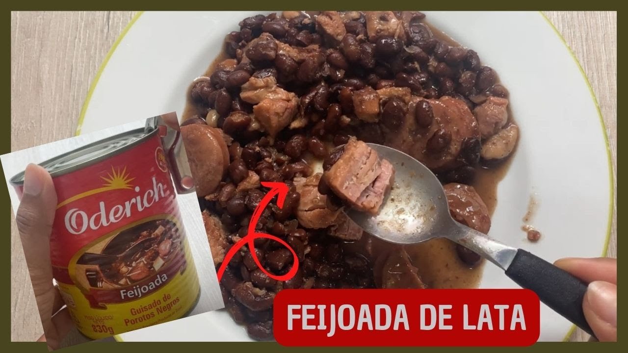 EXPERIMENTANDO FEIJOADA DE LATA - O QUE VEM DENTRO? I ENLATADOS I Rango ...