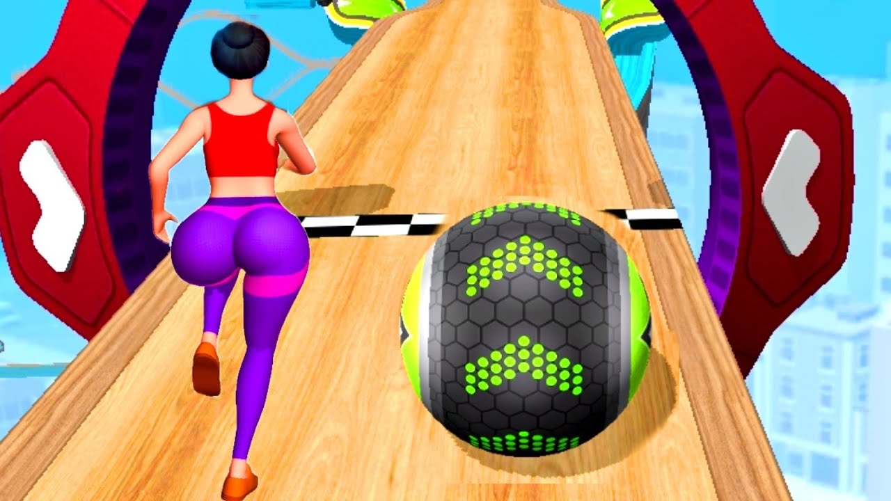 Going Balls Race vs Twerk Girls Run / All Level Gameplay - YouTube