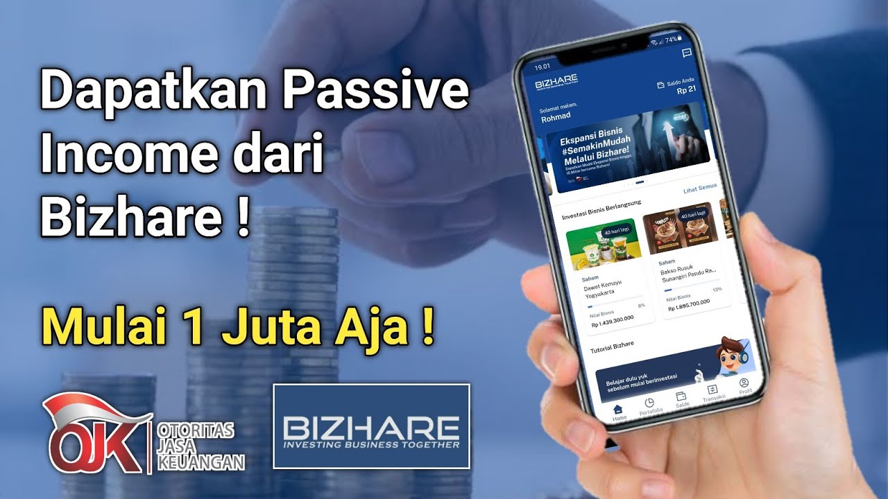 Cara Investasi di Aplikasi Bizhare, Equity CrowdFunding - YouTube