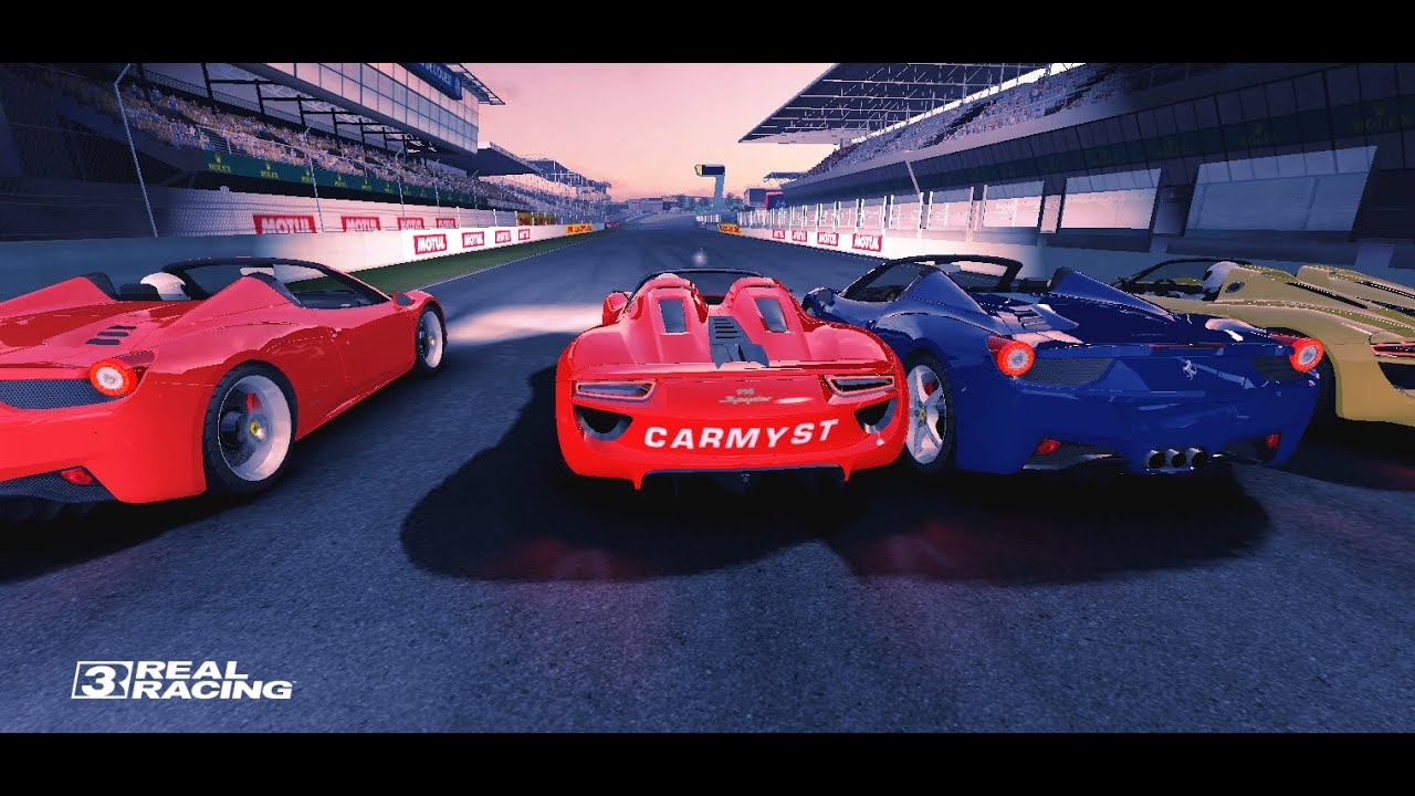 Ferrari VS Porsche 918 Real Racing 3 Cars Gameplay Rally - YouTube