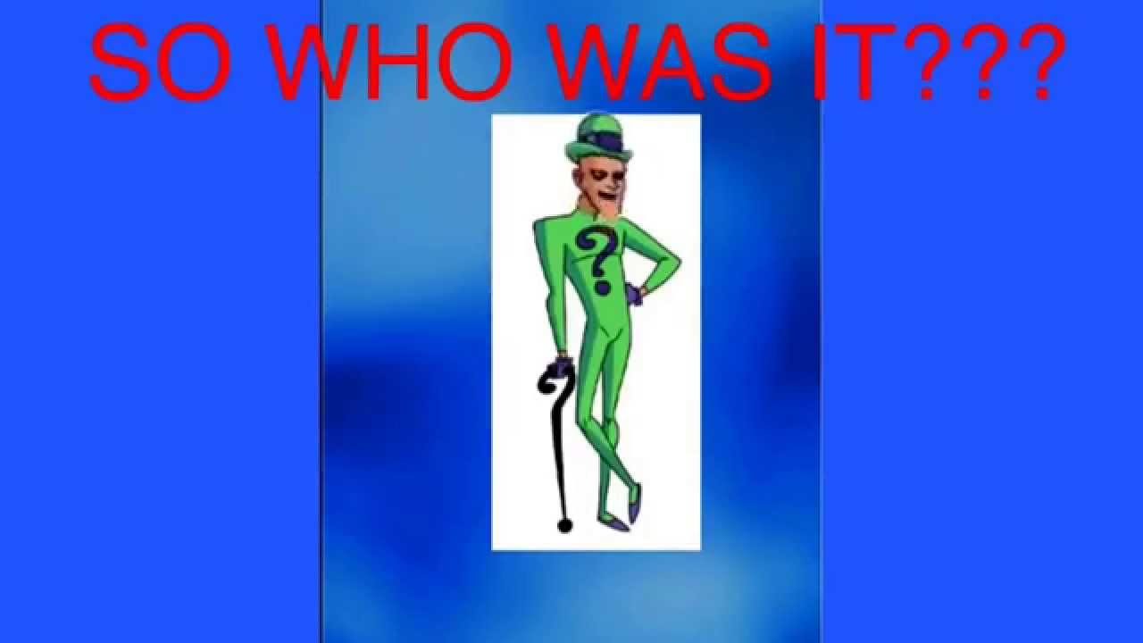 So Who Was It??? - YouTube