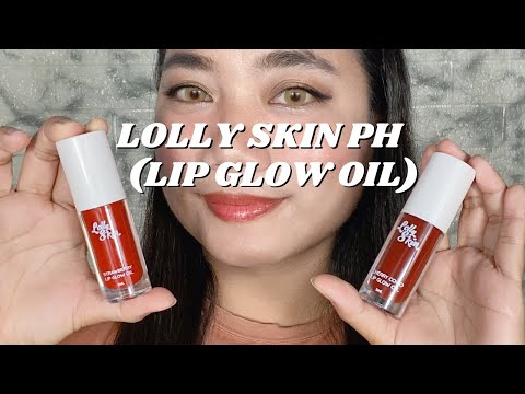 [Unboxing/Review] LOLLY SKIN PH LIP GLOW OIL 🍓Strawberry and Cherry Coco🍒