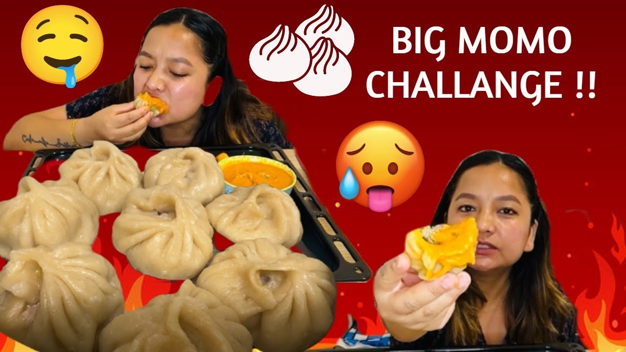 BIG MOMO EATING || मुखमा नअट्ने ठूलो मो:मो || MOMO MUKBANG || - YouTube