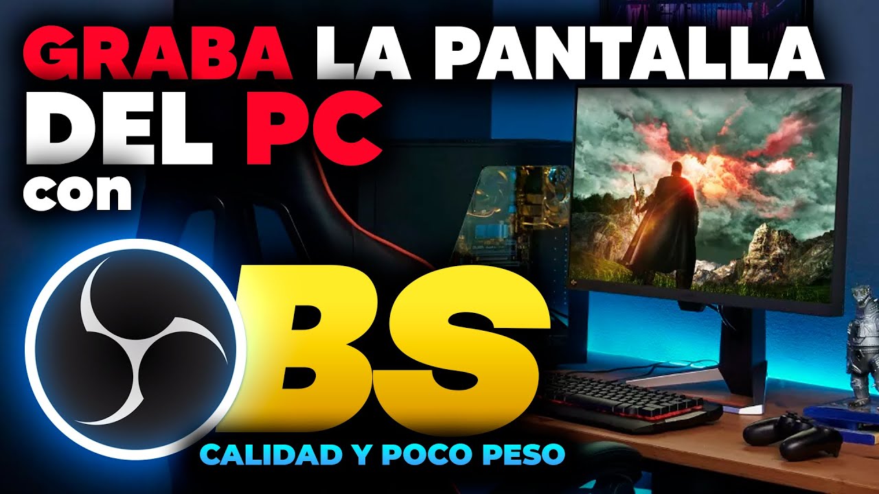 💻Como GRABAR la PANTALLA de mi PC con OBS Studio | Configurar Calidad y ...