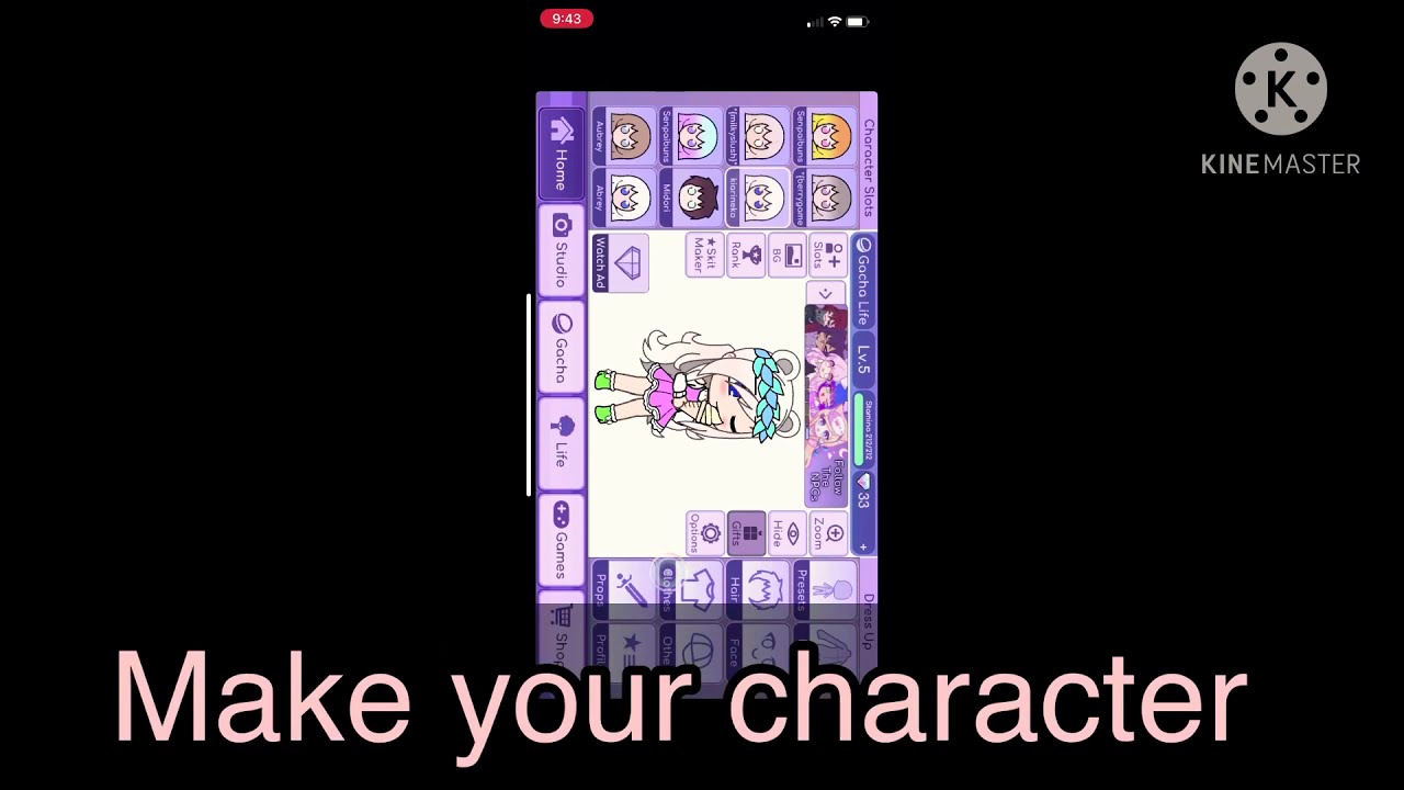 How to make rainbow hair in ipant x - YouTube