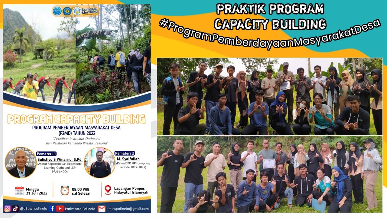 PRAKTIK PROGRAM CAPACITY BUILDING : Program Pemberdayaan Masyarakat Desa Tahun 2022 - YouTube