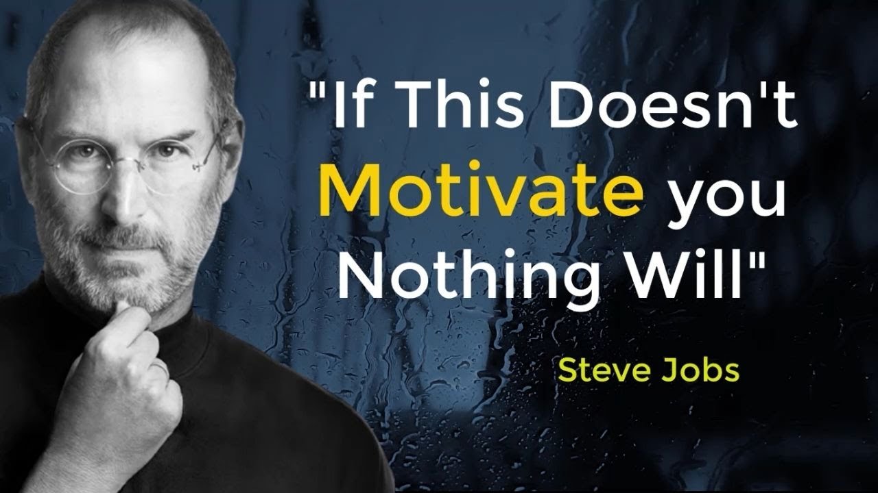 Steve Jobs best motivational video | motivational speech for success in ...