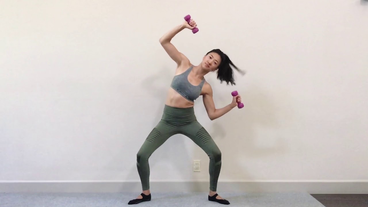 Dancing With The Stars Workout Standing Side Crunches - YouTube