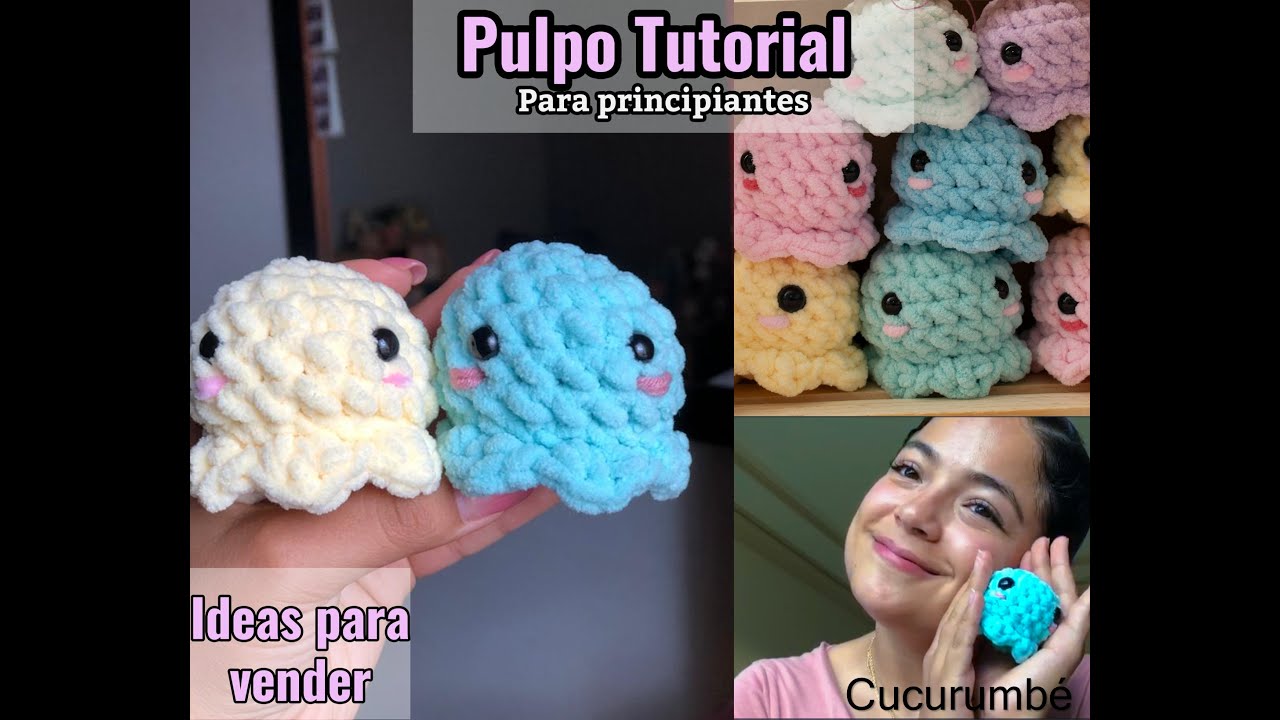 Tutorial de pulpo en crochet PARA PRINCIPIANTES - YouTube