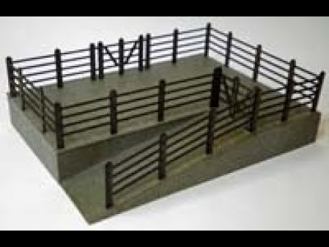 How To Make the OO Gauge Cattle Dock Kit from Ancorton Models - YouTube