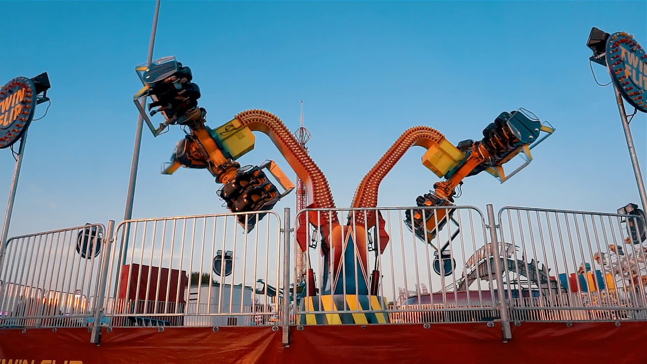 CRAZY TWIN FLIP RIDE AT THE BIG "E" Festival | A Day Without Nerf Guns ...