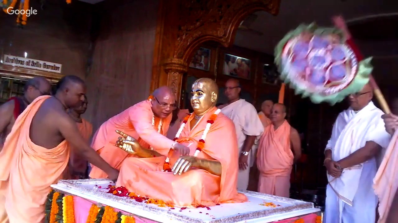 samadhi instalation ceremony of sri srimad Gour Govind swami maharaj ...